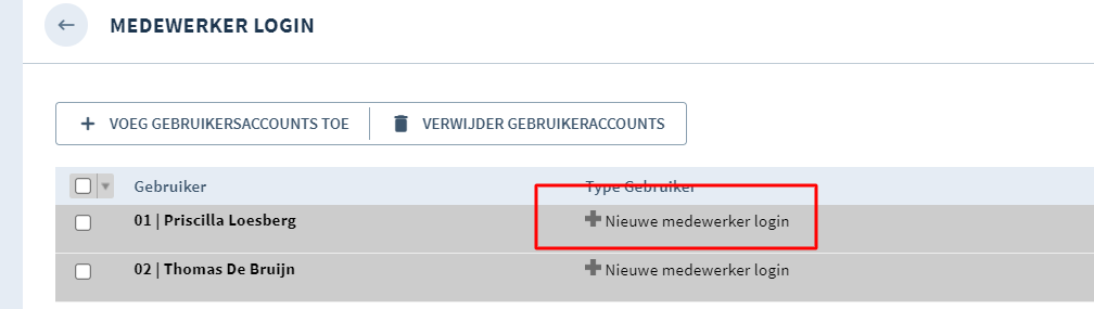 Nieuwe (medewerker) login maken – Nmbrs Kennisbank