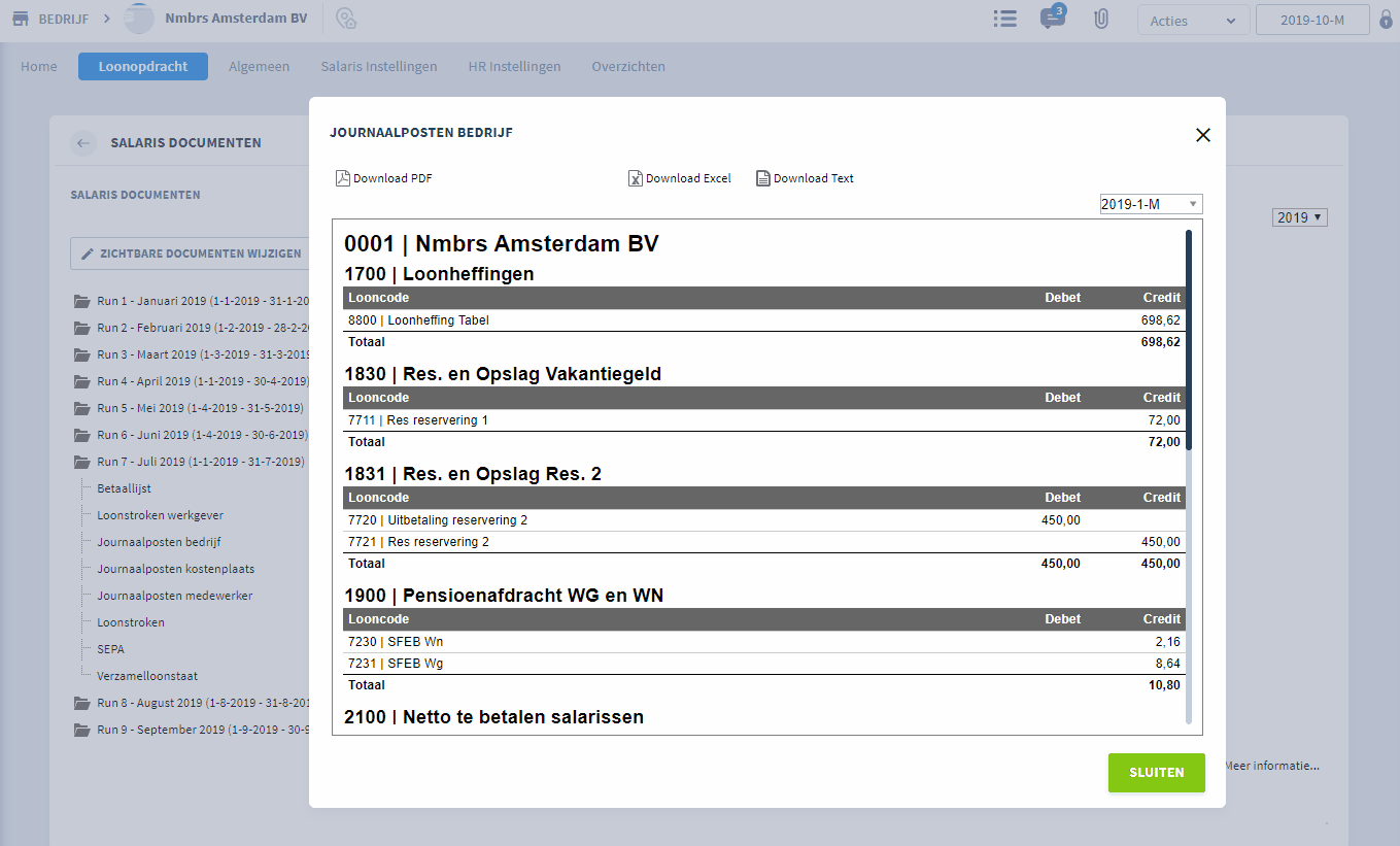 Journaalposten – Nmbrs Kennisbank