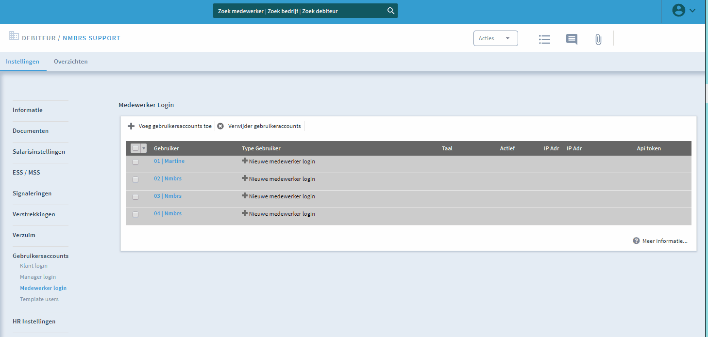 Medewerker login (ESS) aanmaken, verwijderen, inloggen en e-mail ...