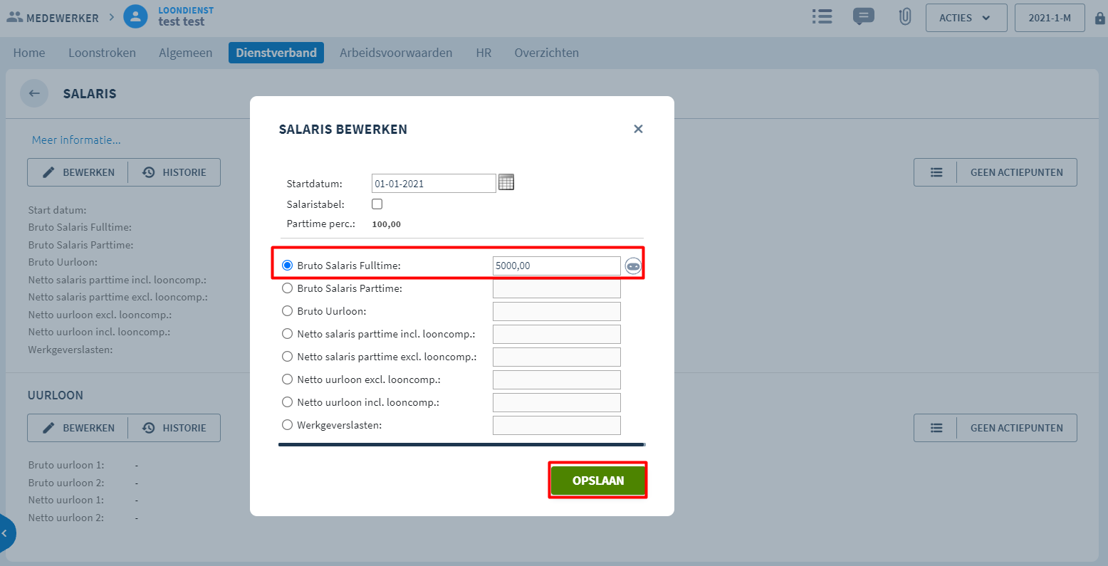 Salaris ingeven – Nmbrs Kennisbank